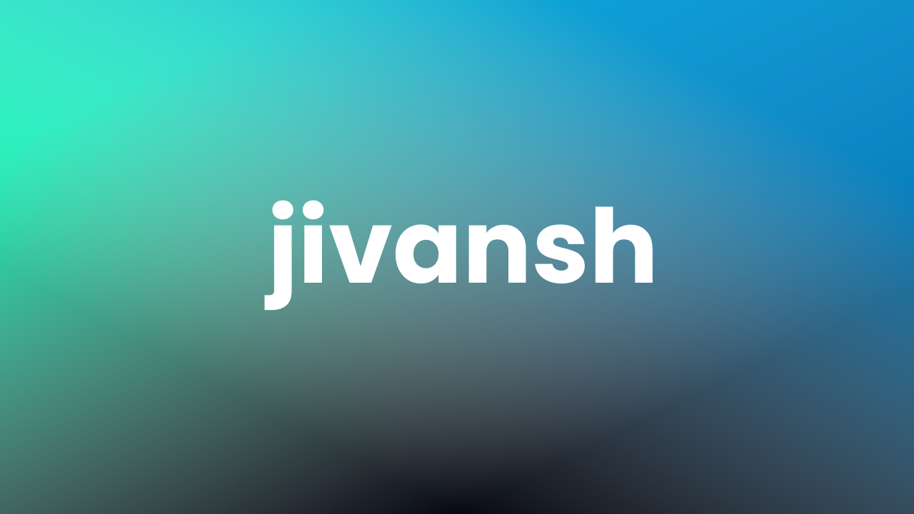 Jivansh | Parzuko